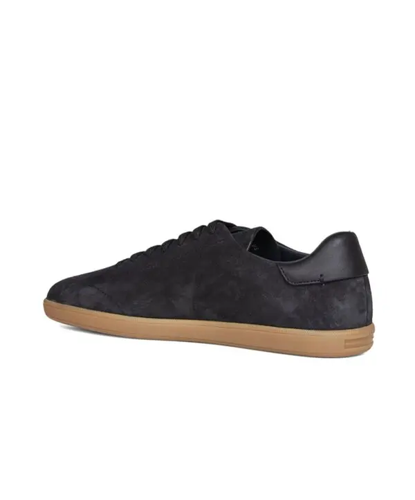 Zegna Round Toe Lace-up Sneakers - Black