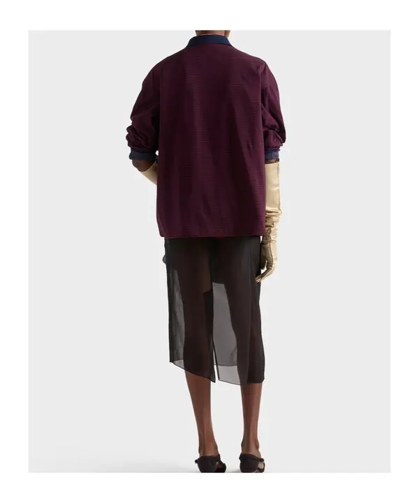 Prada Striped Blouson Jacket - Black