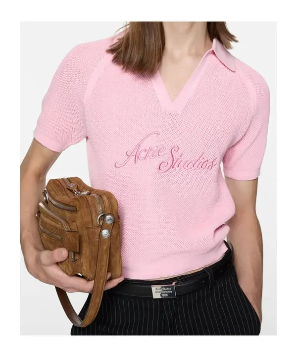 Acne Studios Embroidered V-neck Sweater