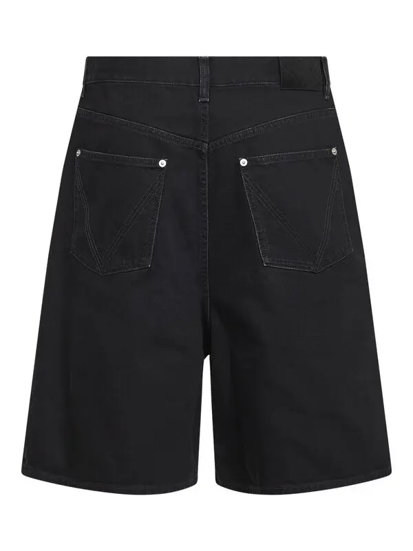 Bottega Veneta Wide-leg Denim Shorts