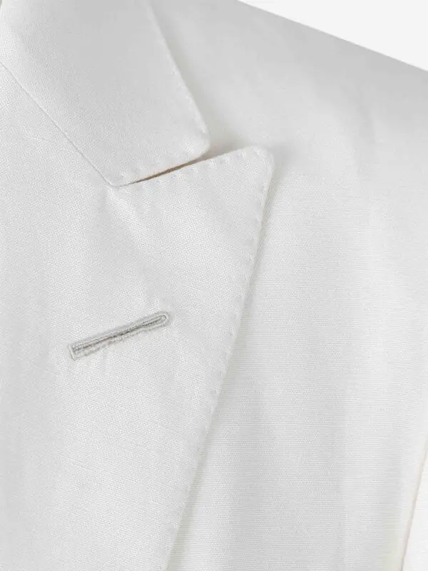 TOM FORD Single-breasted Blazer - Cream