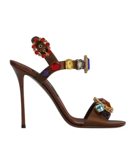 Dolce & Gabbana Keira 2.0 Embellished Heeled Sandals
