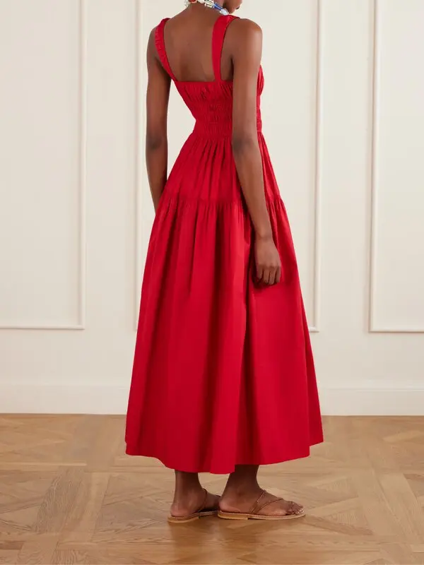DÔEN Clover Dress In Organic Cotton Poplin