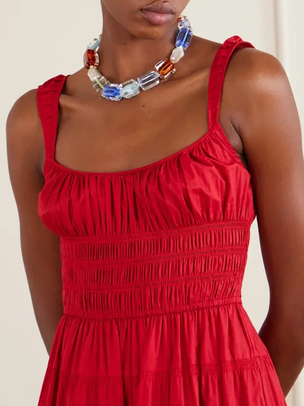 DÔEN Clover Dress In Organic Cotton Poplin