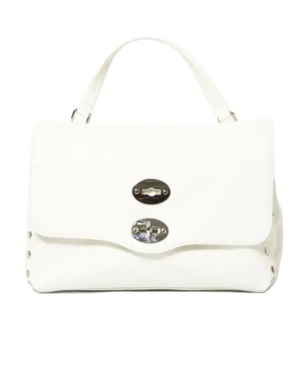 ZANELLATO Postina Twist-lock Large Tote Bag - White