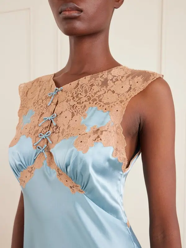 DÔEN Marcelle Lace-trimmed Maxi Dress