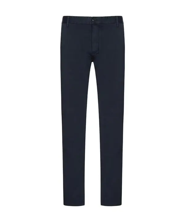 Emporio Armani Logo Straight Leg Trousers - Black