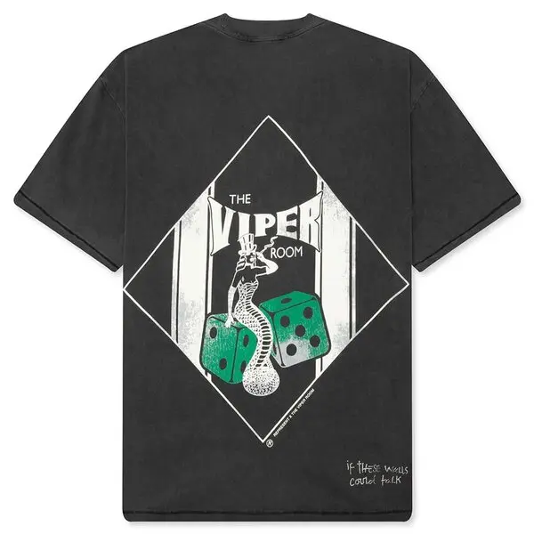 REPRESENT Viper Room Dice Print T-shirt - Black