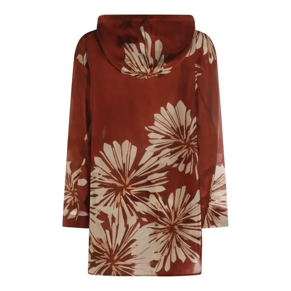 Brunello Cucinelli Long Sleeve Floral Print Shirt