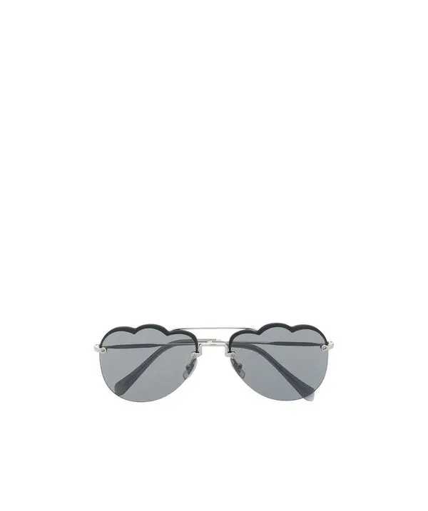 Miu Miu Pilot Frame Sunglasses - Gray