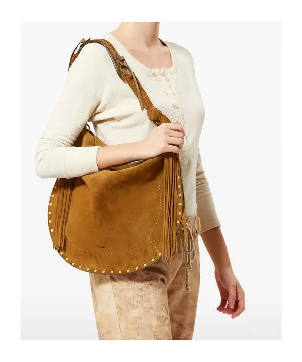 Isabel Marant Étoile Oskan Hobo Studded Shoulder Bag