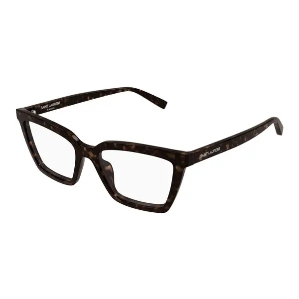 Saint Laurent Full Rimmed Eyeglasses - Black