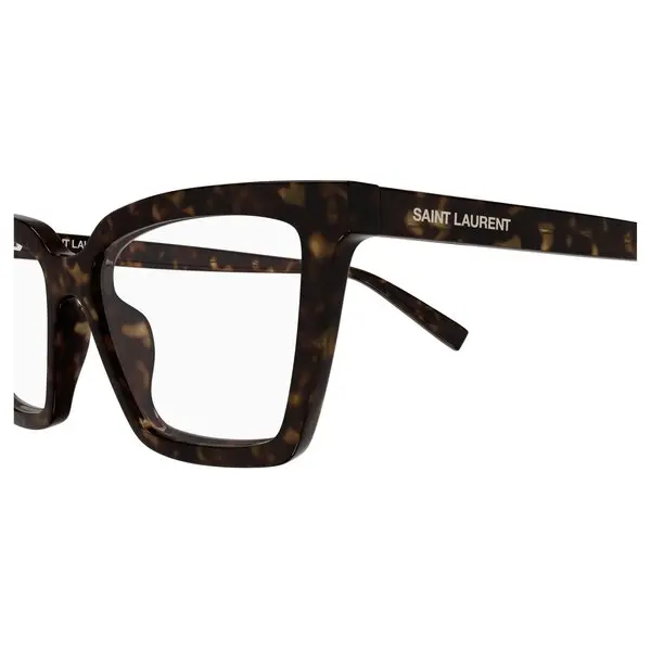 Saint Laurent Full Rimmed Eyeglasses - Black