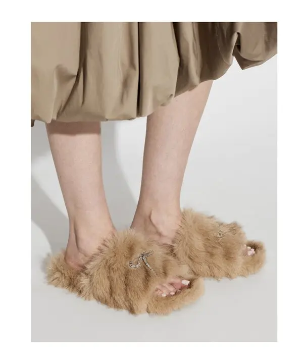 Balenciaga Furry Slides