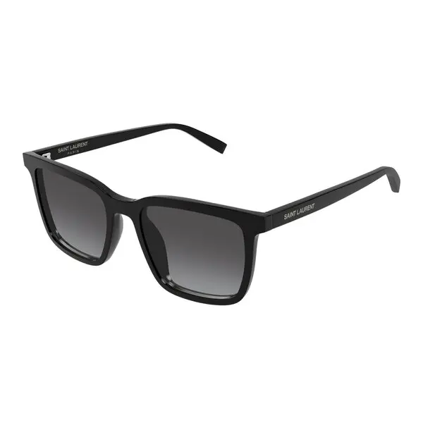Saint Laurent Square Frame Sunglasses - Black