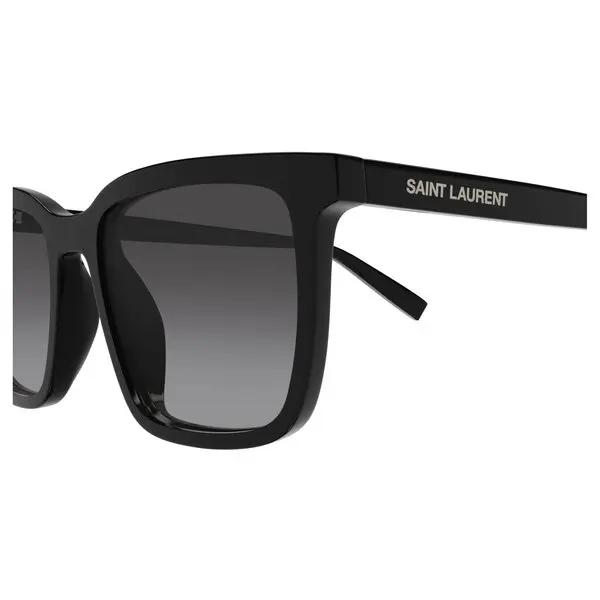 Saint Laurent Square Frame Sunglasses - Black