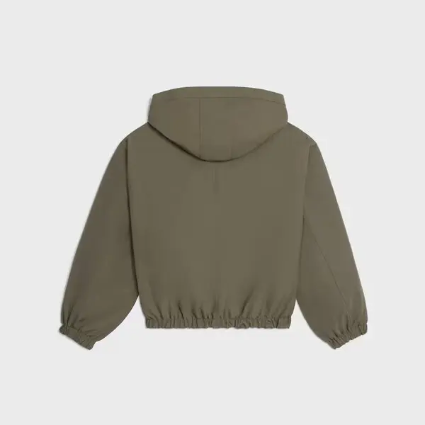 Celine Windbreaker In Nylon With Hood - No