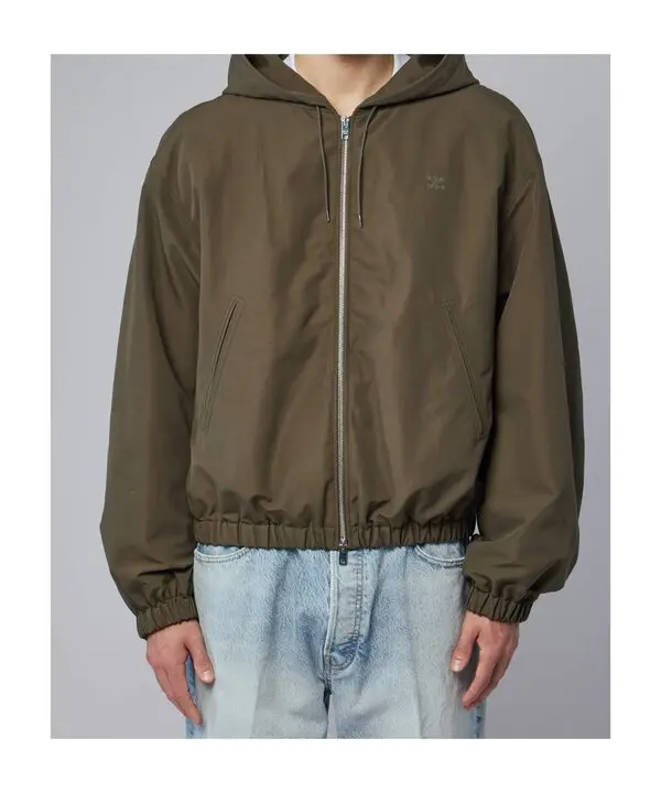 Celine Windbreaker In Nylon With Hood - No
