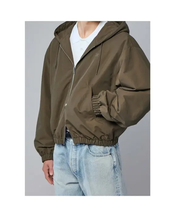 Celine Windbreaker In Nylon With Hood - No