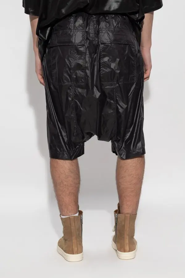Rick Owens Drawstring Pods Shorts - Black