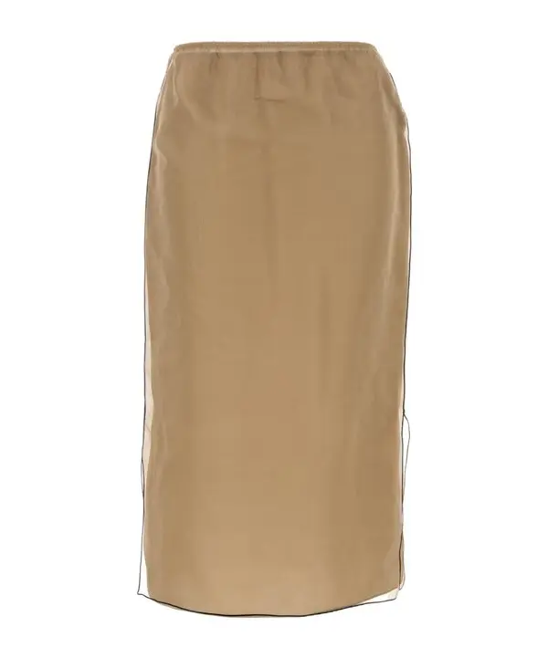Khaite Syndi" Skirt With Side Slits