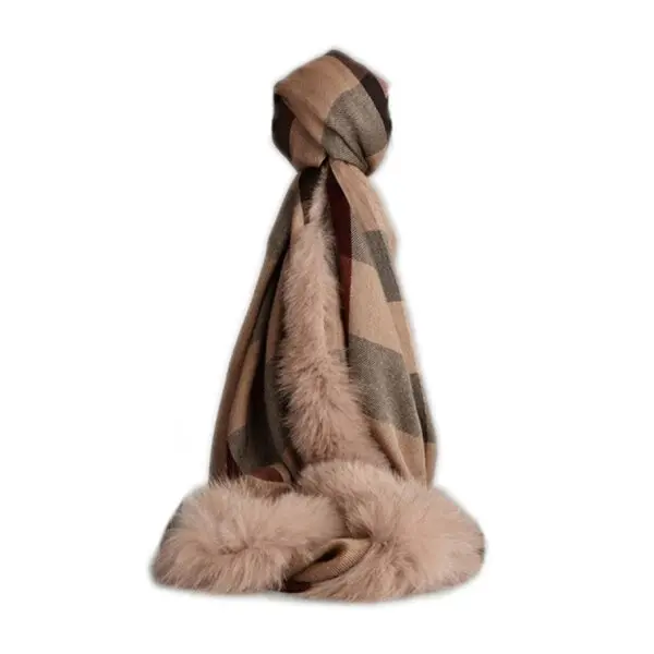 Burberry Spliced Plaid Scarf