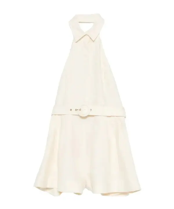 Zimmermann Belted Collar Playsuit