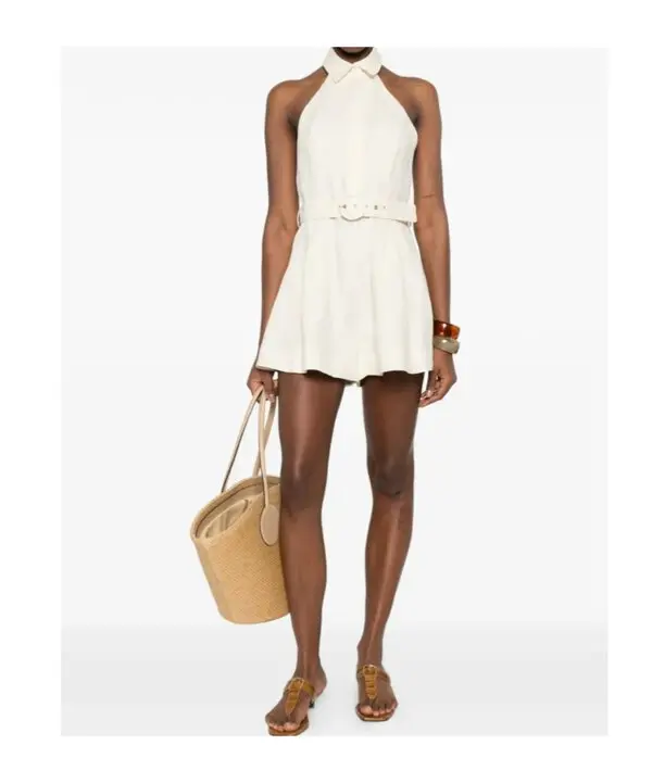 Zimmermann Belted Collar Playsuit
