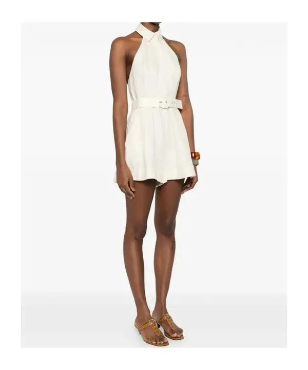 Zimmermann Belted Collar Playsuit