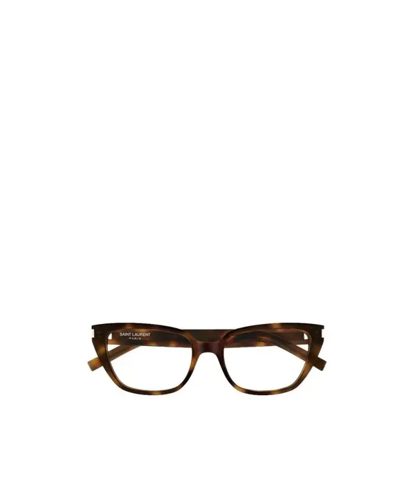 Saint Laurent Butterfly Frame Glasses - Brown