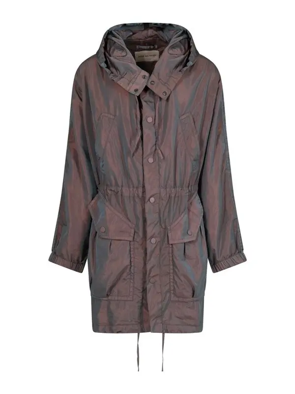 Dries Van Noten Changeant Overdye Hooded Jacket