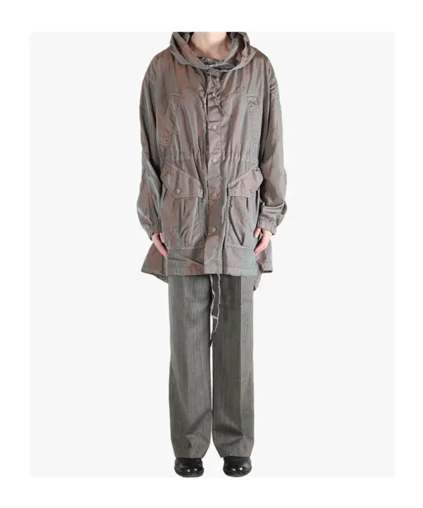 Dries Van Noten Changeant Overdye Hooded Jacket