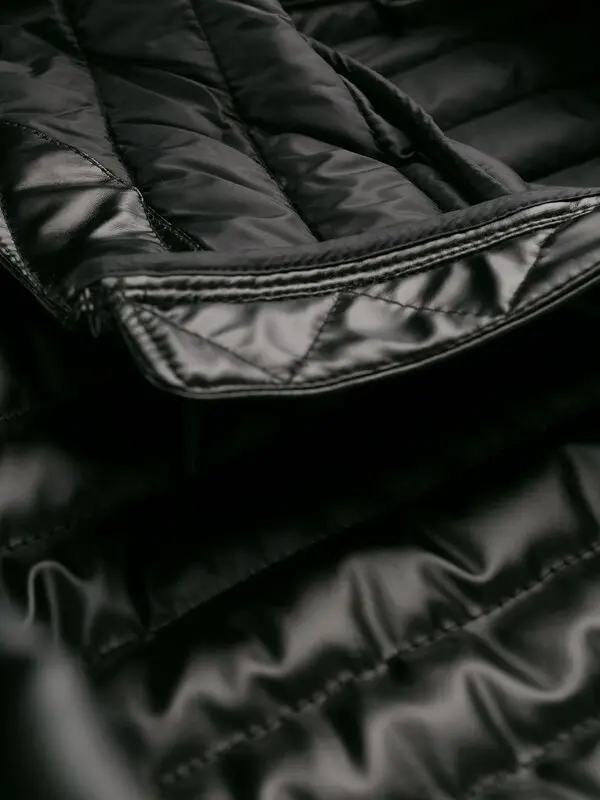 Emporio Armani Quilted Hooded Down Jacket
