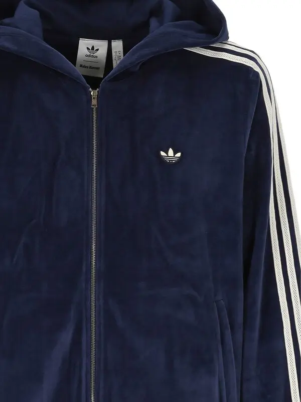 Adidas X Wales Bonner Velour Zipped Track Jacket