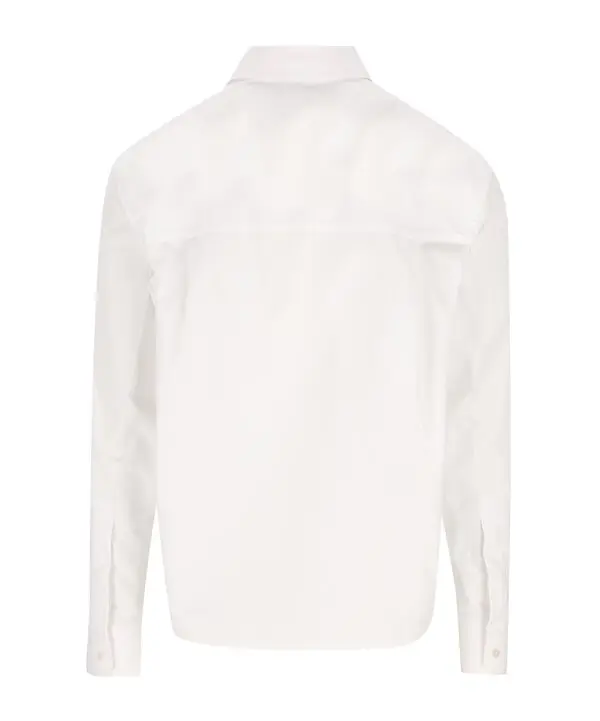 Gucci Web Detailed Long Sleeved Shirt