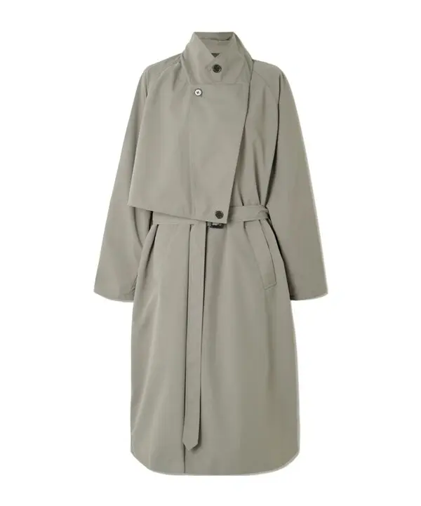 Tibi Belted Layered Shell Trench Coat