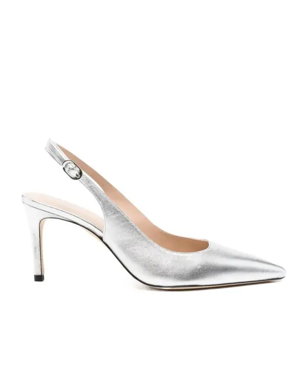 STUART WEITZMAN Pointed-toe Slingback High-heeled Sandals