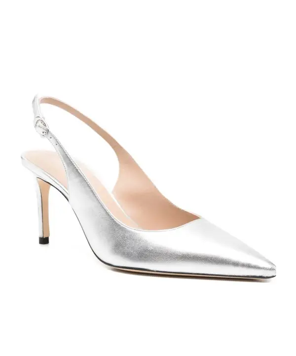 STUART WEITZMAN Pointed-toe Slingback High-heeled Sandals