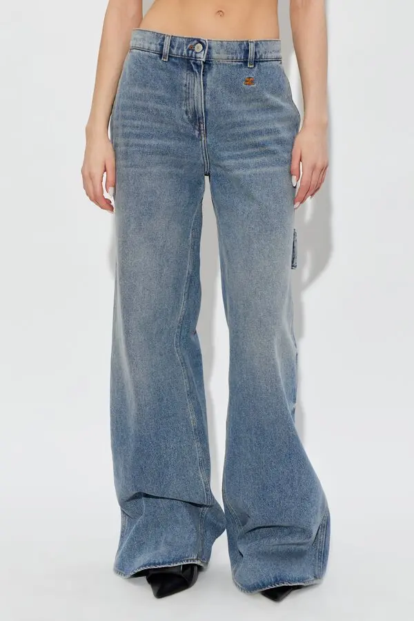 COURREGES Belt Loop Jeans
