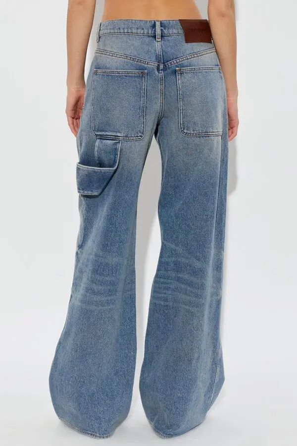 COURREGES Belt Loop Jeans