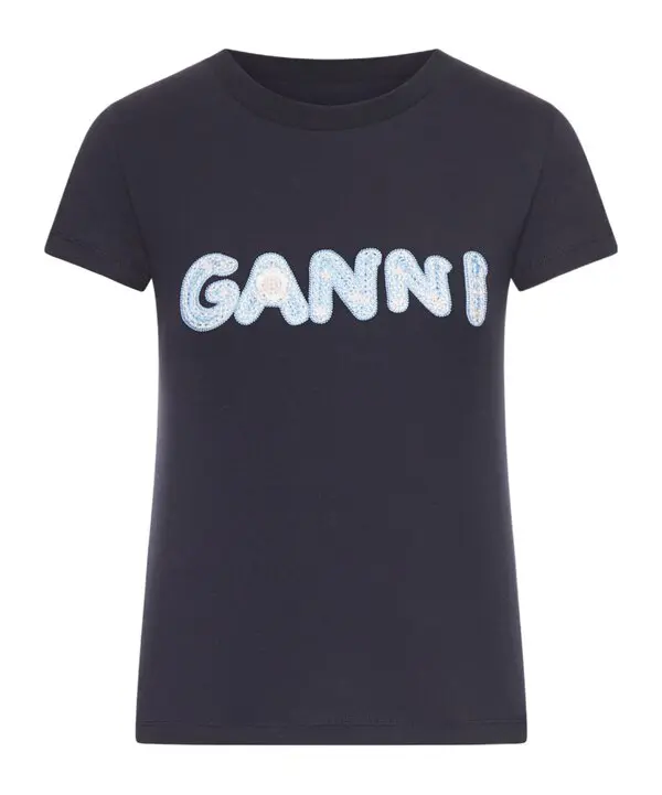 GANNI Crewneck T-shirt