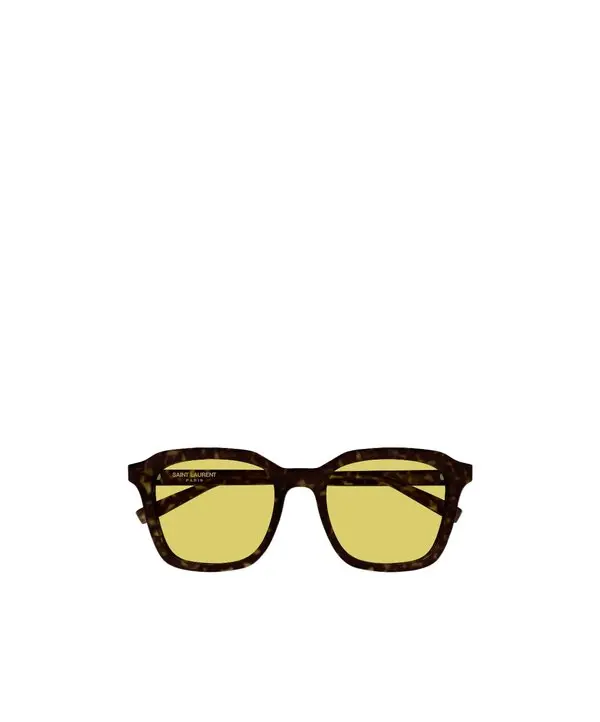Saint Laurent Rectangular Sunglasses - Yellow