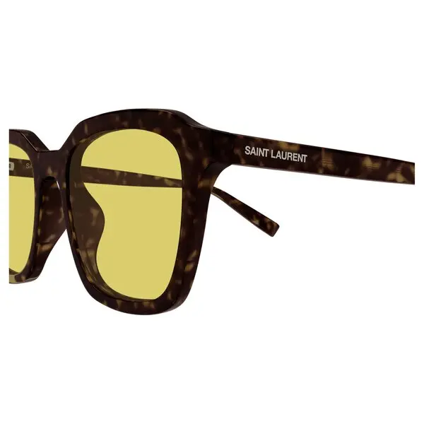 Saint Laurent Rectangular Sunglasses - Yellow