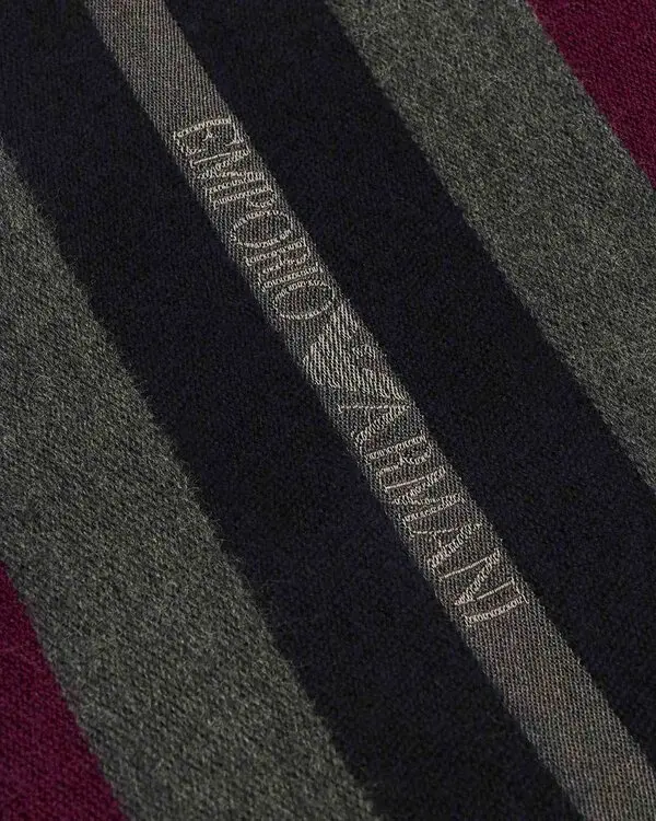 Emporio Armani Logo Inlaid Scarf