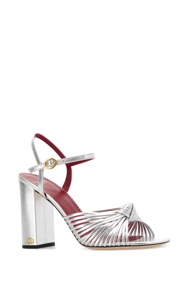 Valentino Garavani Laminated Knot Detail Sandals