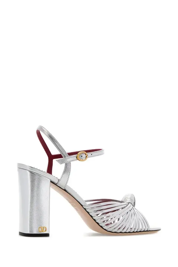 Valentino Garavani Laminated Knot Detail Sandals