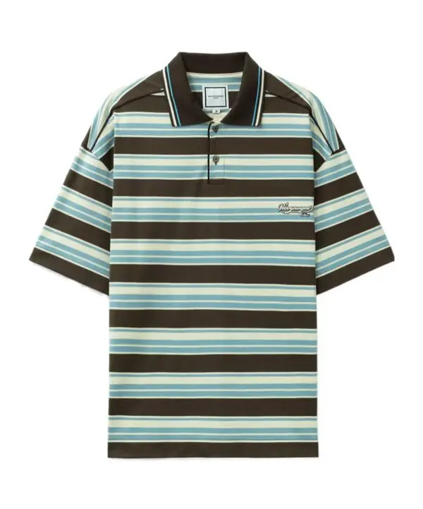 WOOYOUNGMI Striped Short-sleeve T-shirt