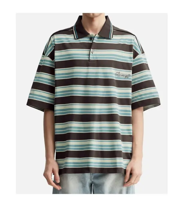 WOOYOUNGMI Striped Short-sleeve T-shirt