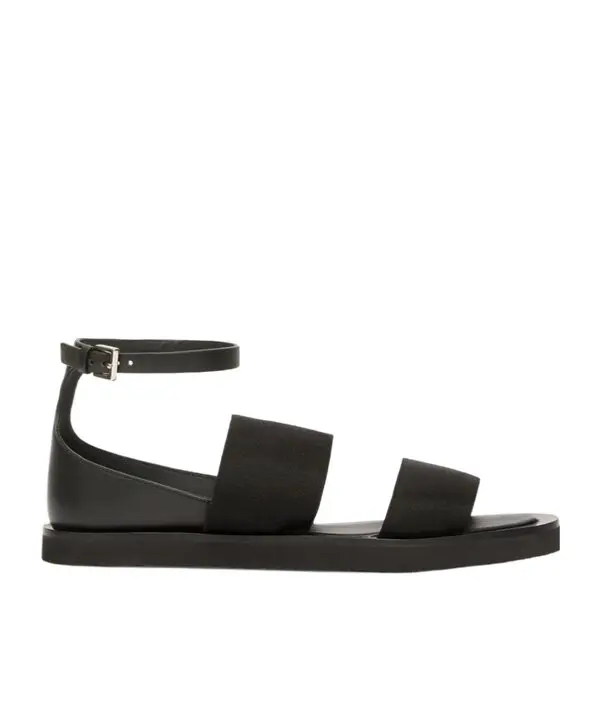 Max Mara Leather Flat Sandals