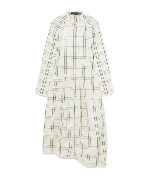 Tibi Checked Cotton-poplin Midi Shirt Dress